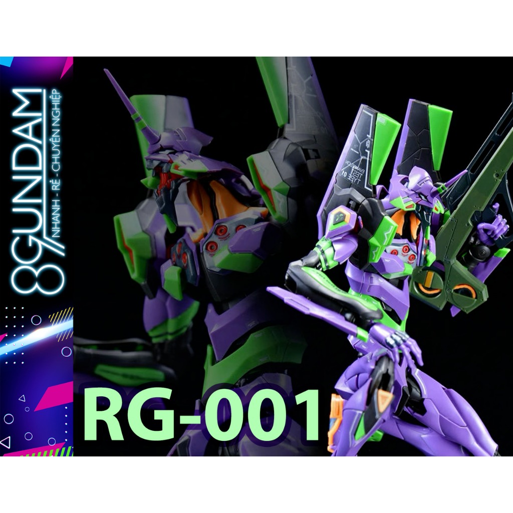 [CÓ SẴN] Mô Hình Lắp Ráp RG Unit-01 EVA 01 R001S (tặng kèm base ...