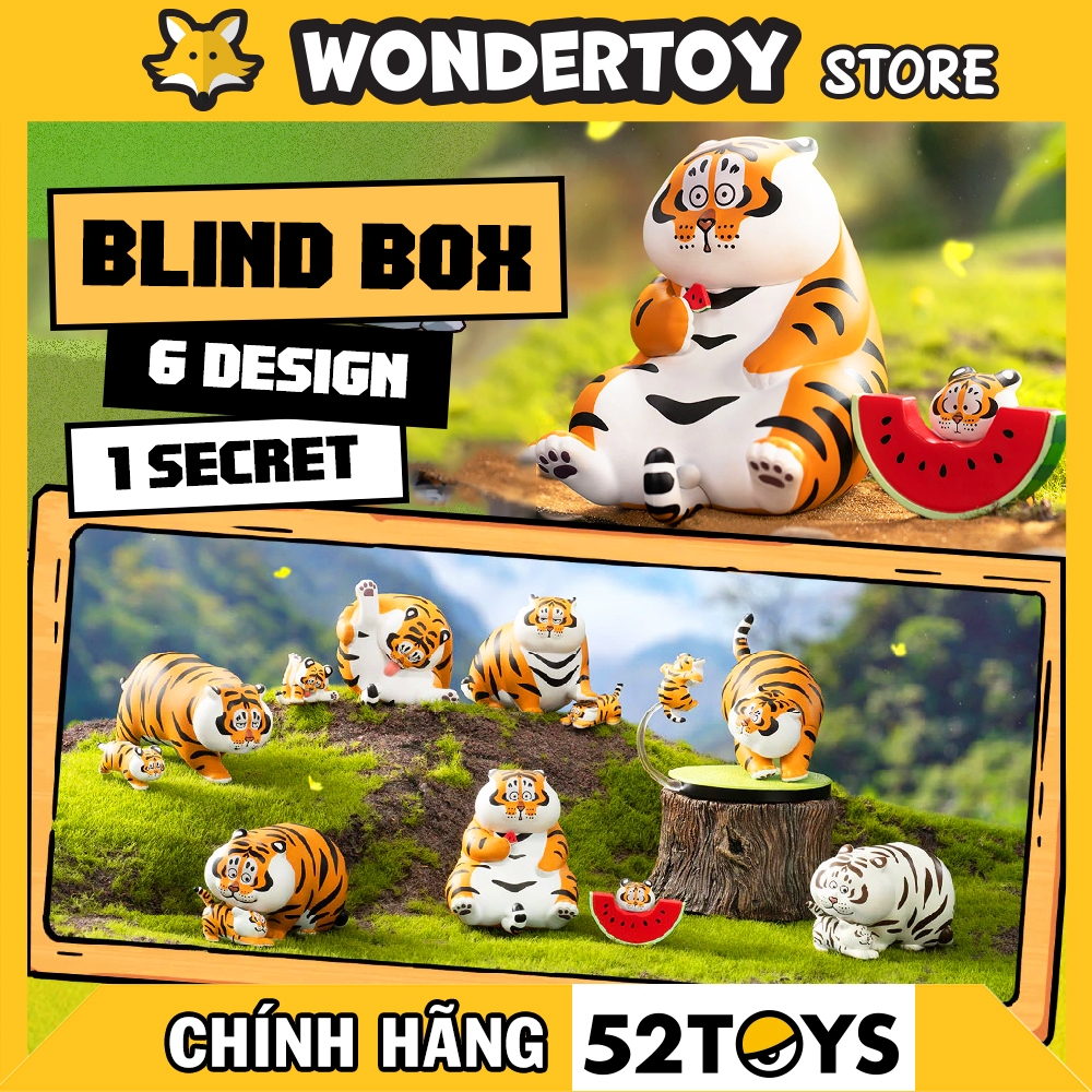 Mô hình 52Toys Panghu Fat Tiger And Baby Series 2 Hổ Mập và Hổ Con Blind Box (Hộp mù) - Hàng ...