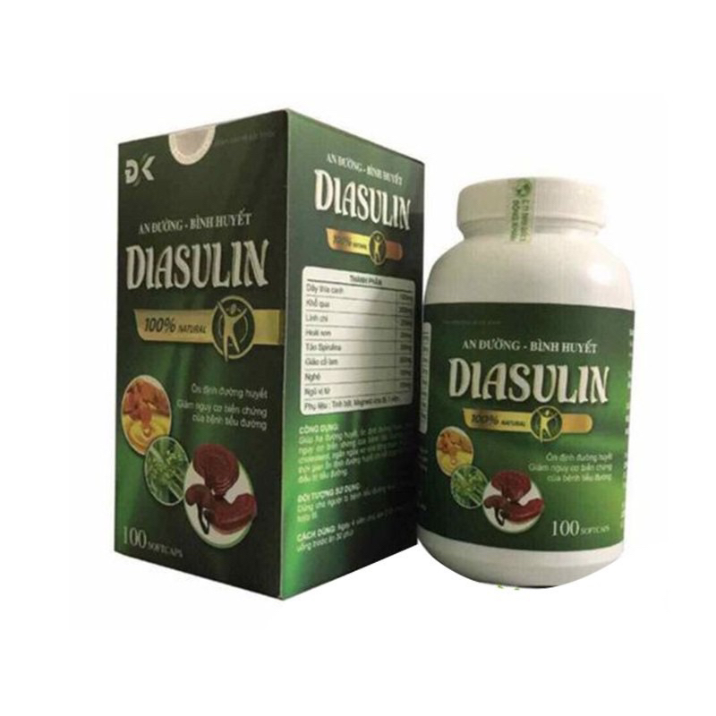 Viên uống tiểu đường DIASULIN ổn định đường huyết, giảm nguy cơ biến ...