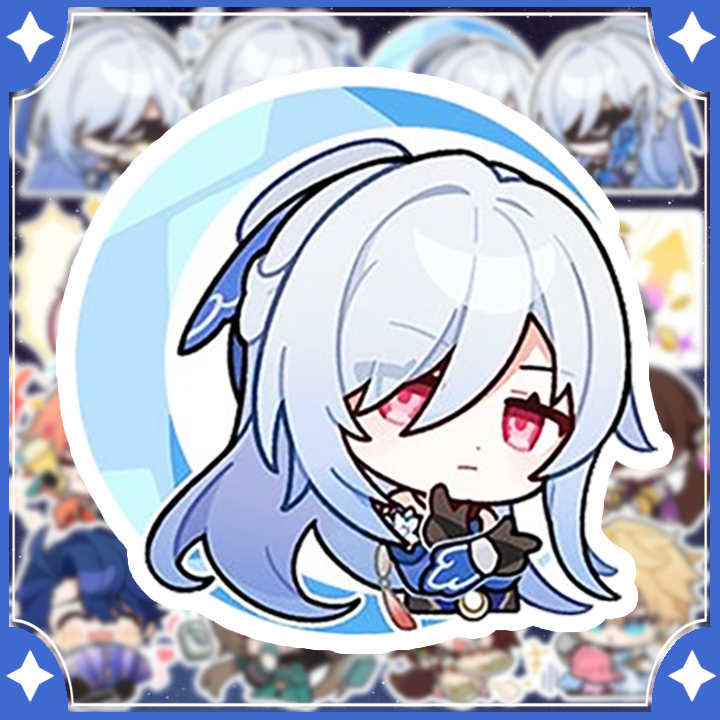 [Honkai Star Rail] Sticker Jingliu, Topaz, Guinaifen,Gepard và các nhân ...