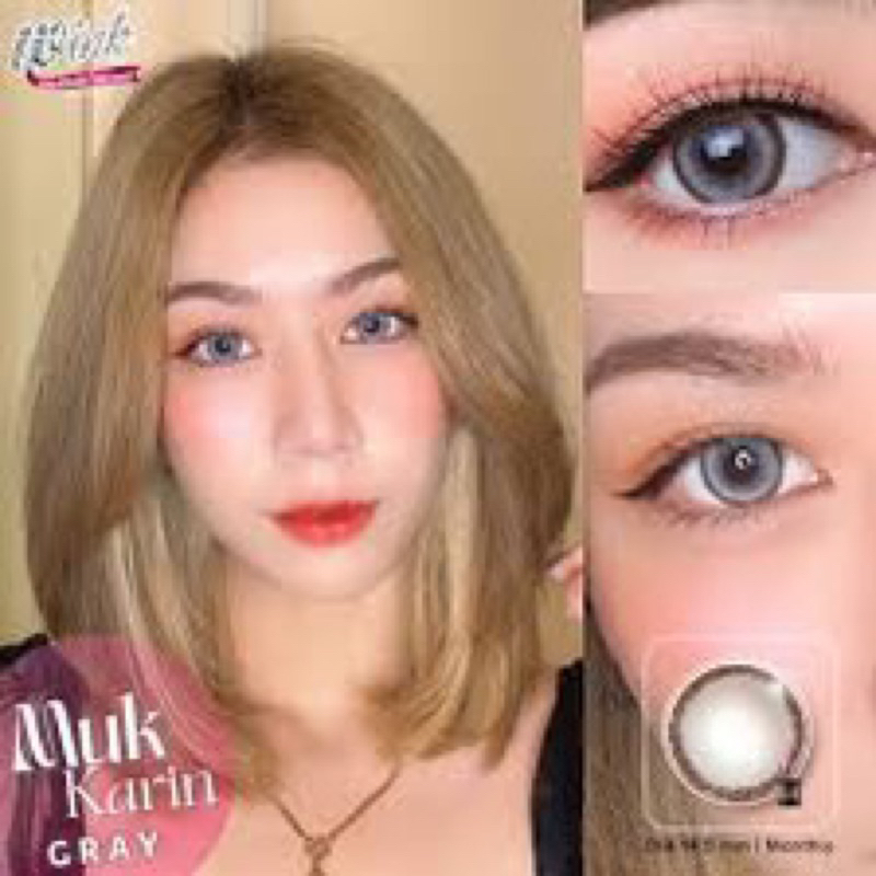 Kính áp tròng MUK KARIN Gray - giãn 14.5mm | Shopee Việt Nam
