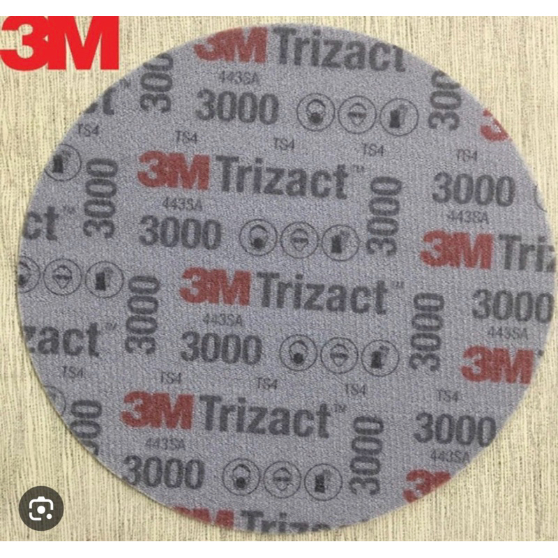 (1 Miếng) Nhám 3M Trizact P3000– Loại bỏ xước nhám P1000–P1500, tạo ...