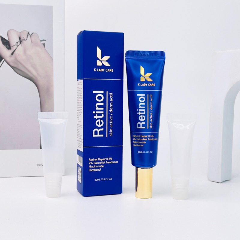 Kem dưỡng retinol 0.5% K Lady Care 30ml Hàn Quốc, Giảm mụn, kiểm soát dầu nhờn, cấp ẩm, làm mờ ...