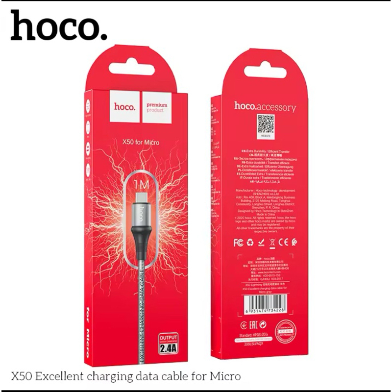 Cáp sạc nhanh Hoco Micro | Shopee Việt Nam