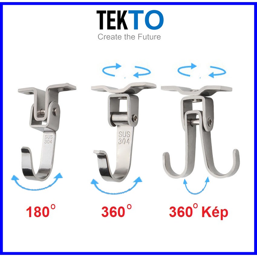 MÓC TREO INOX 180, 360 độ TIỆN DỤNG, ĐA NĂNG - 073 | Shopee Việt Nam