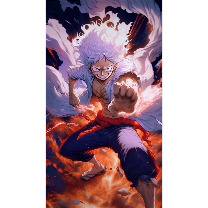 Miếng dán skin decal Luffy Gear 5 Decal one piece new 2024 cho máy tính ...