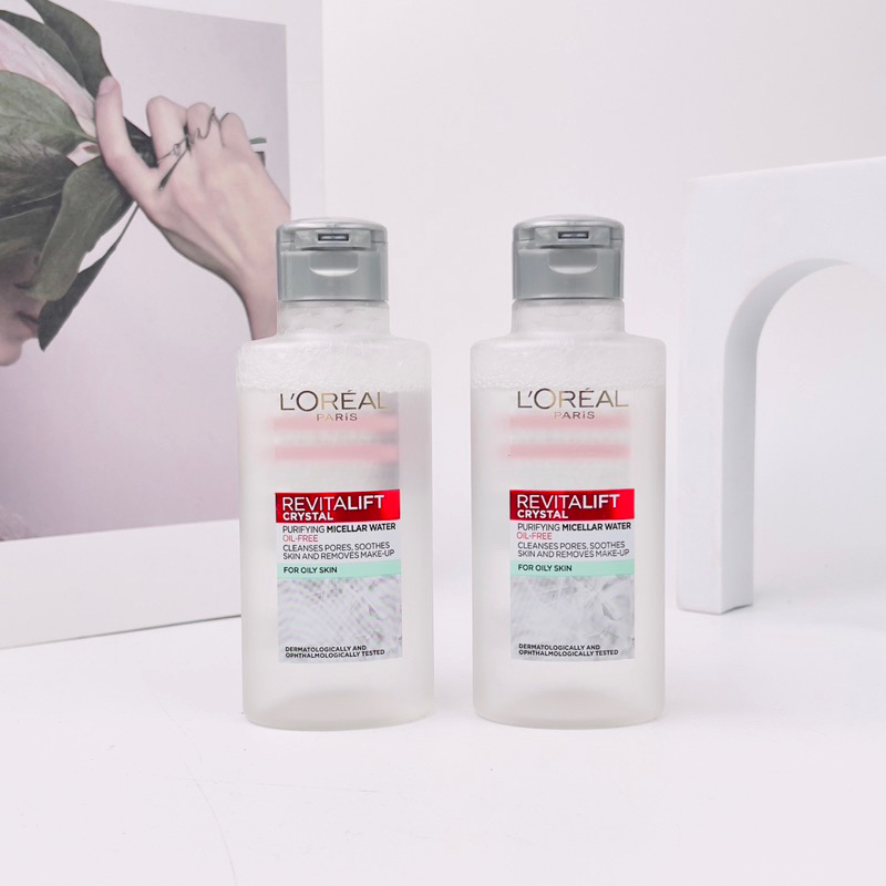 Nước Tẩy Trang L'Oréal Paris Revitalift Crystal Purifying Micellar Water Minisize 95ml | Shopee ...
