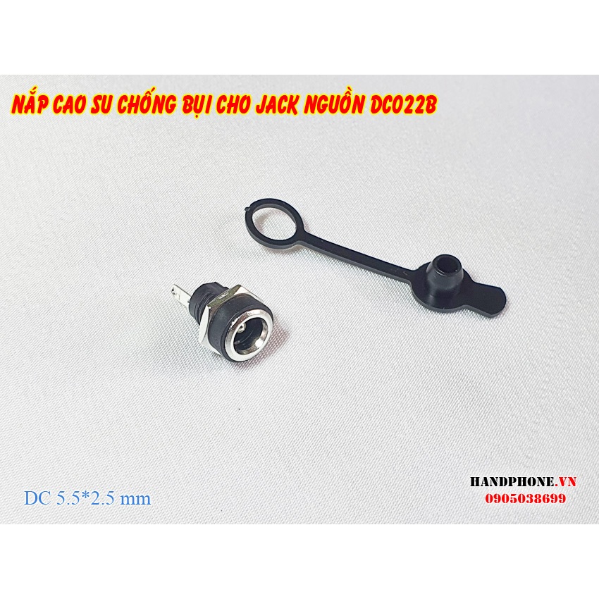 Nắp Cao Su Chống Bụi cho Jack, Ổ Cắm Nguồn DC Cái DC022, DC022B (DC 5.5 ...
