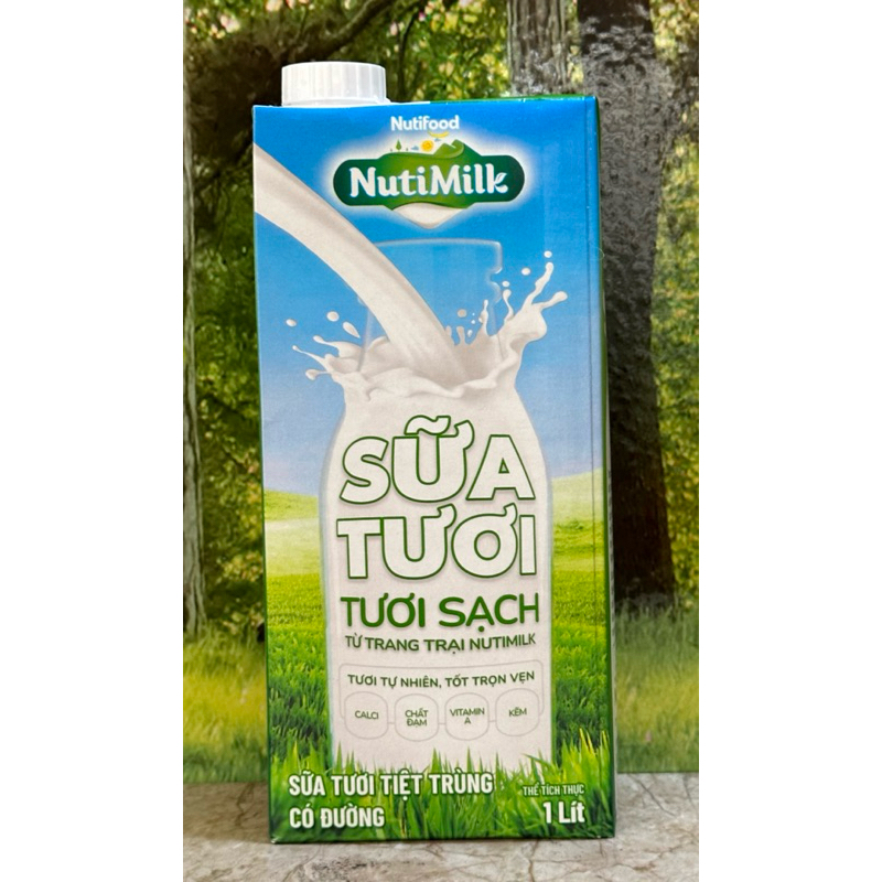 Sữa Tươi 100 điểm Nutimilk 1 lít | Shopee Việt Nam