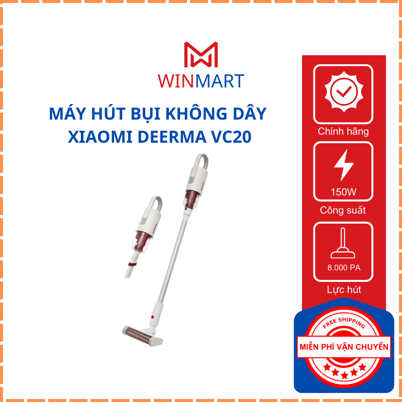 Máy Hút Bụi Xiaomi Deerma Không Dây VC20 PLUS - Tiện Lợi - Bảo Hành 12 ...