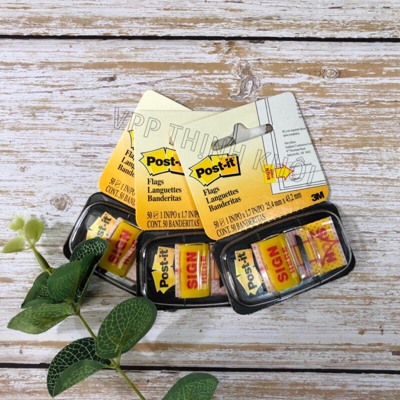Note Trình Ký Sign Here Post It- 3M | Shopee Việt Nam