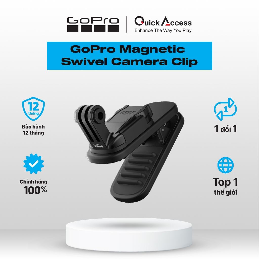 GoPro Magnetic Swivel Camera Clip - Hàng chính hãng - Bảo hành 12 tháng ...