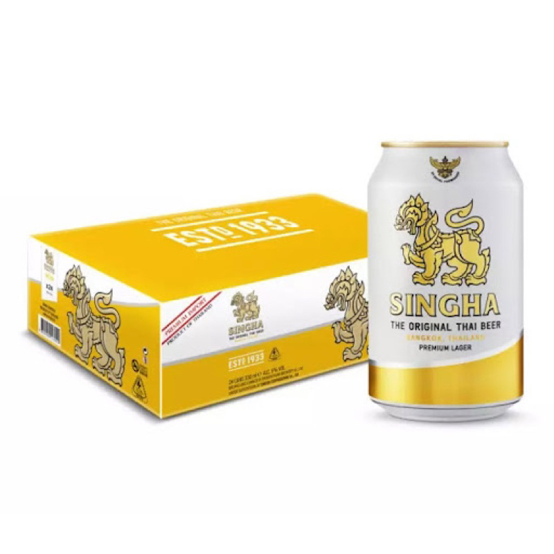 Bia Singha ( Thùng 24 lon 330ml ) | Shopee Việt Nam