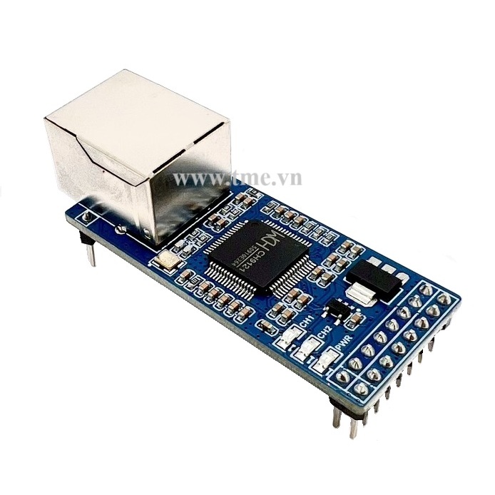 CH9121 2-CH UART To Ethernet Converter, Serial Port Transparent Transmission Module | Shopee ...
