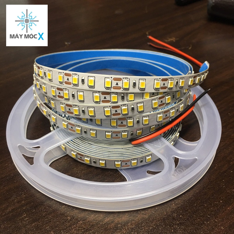 LED dây 12v 2835 120 led smd giá rẻ loại tốt chuyên dán thanh nhôm lắp tủ bếp, kệ trưng bày ...