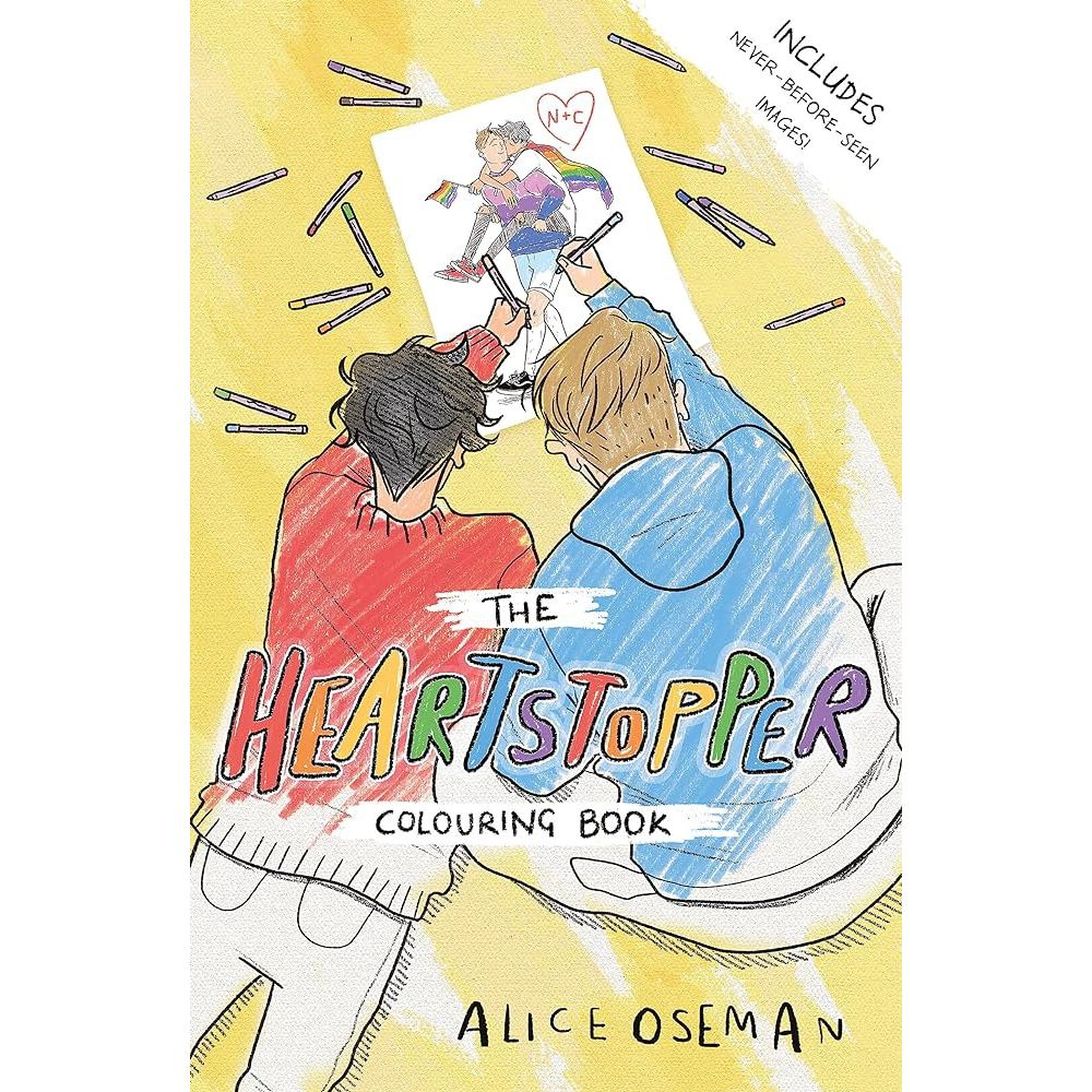 Sách tiếng Anh - The Official Heartstopper Colouring Book : The Million ...