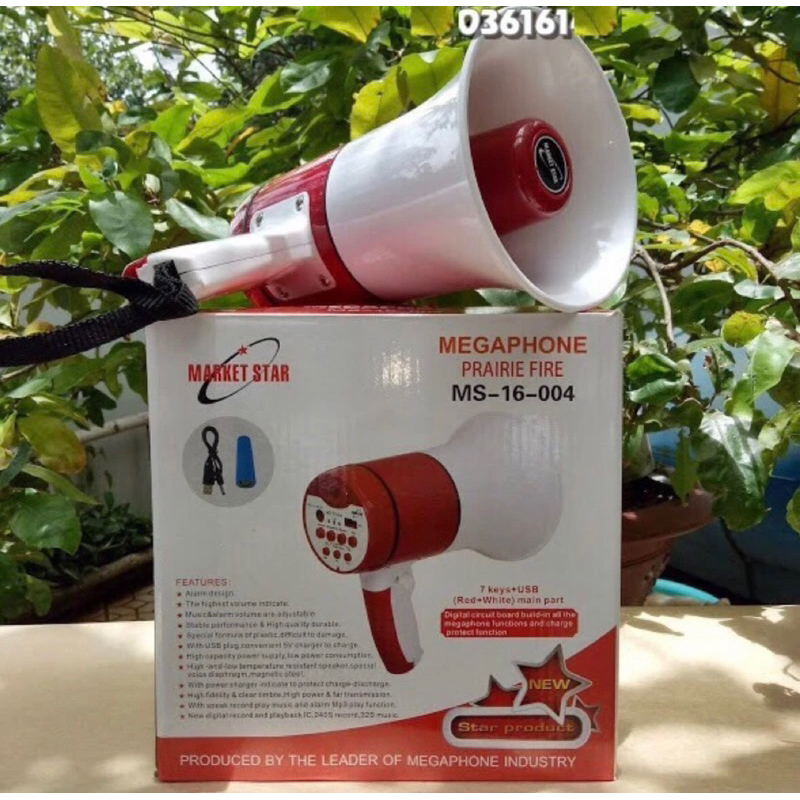 Loa Phóng Thanh Market Star MS16-004 | Shopee Việt Nam