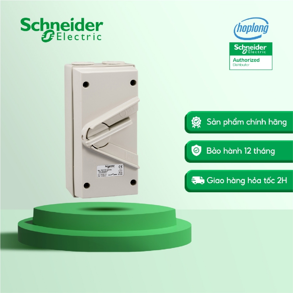 Ngắt điện chống thấm nước WHT20_GY_G19 Schneider | Shopee Việt Nam