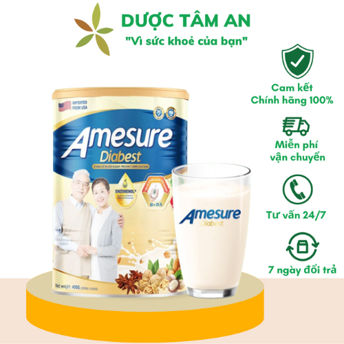 Sữa Hạt Tiểu Đường Amesure Diabest Giúp Ổn Định Đường Huyết - Hộp 400g ...
