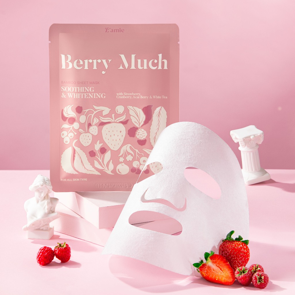 Mặt Nạ Làm Dịu & Dưỡng Trắng Da L'AMIE Berry Much 25ml | Shopee Việt Nam