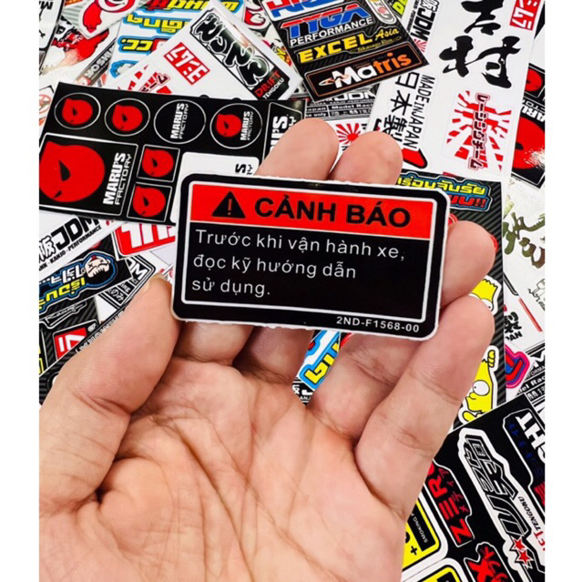 Tem Sticker Logo Cảnh Bảo Khách Hàng Đọc Trước Hướng Dẫn Trước Khi Sử ...