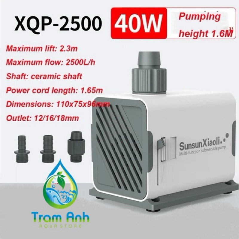Bơm chìm hút đáy sunsun XQP -XPG - 2500 / 3000 / 3500 - Bơm bể cá hút ...