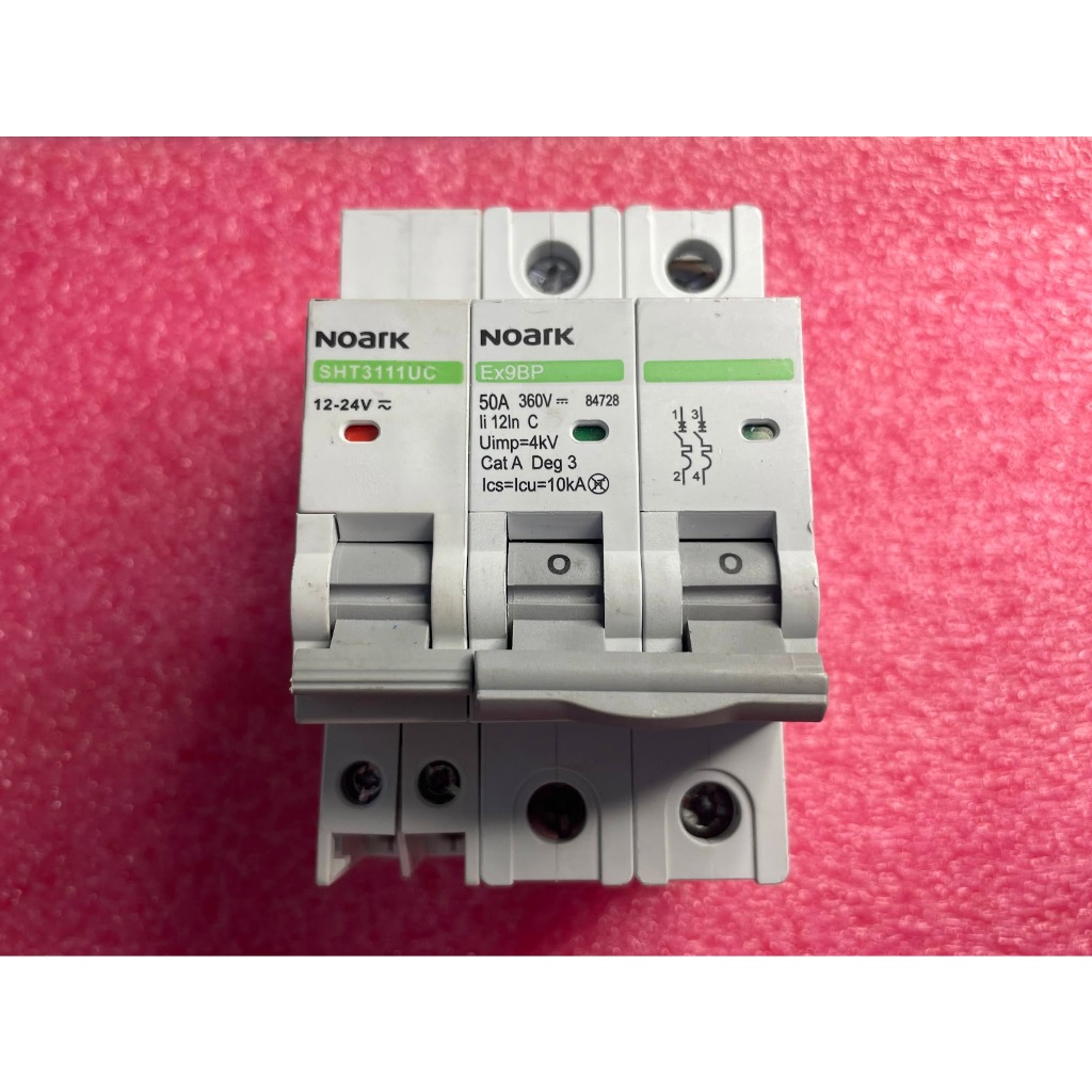 CB DC 50A 360VDC Noark Ex9BP kèm Shunt Trip SHT3111UC | Shopee Việt Nam