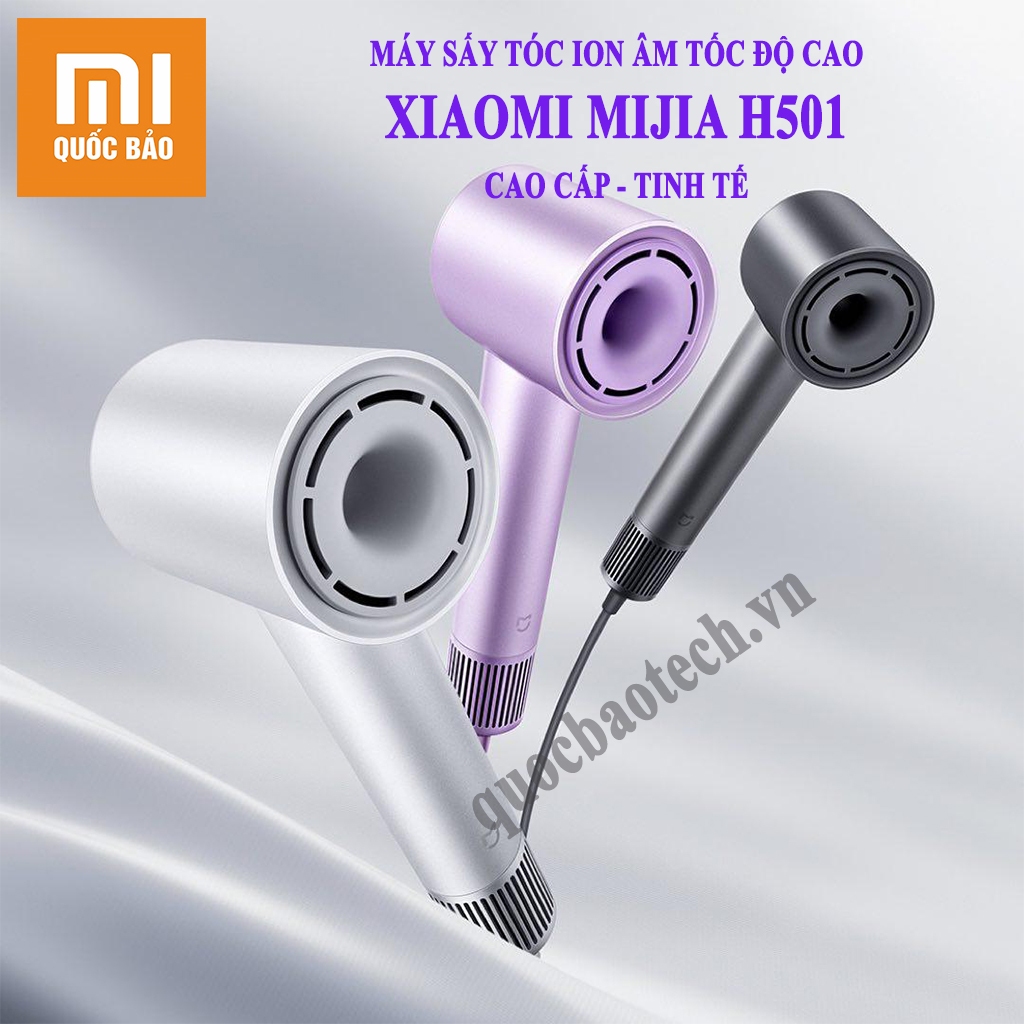 Máy sấy tốc Ion âm Xiaomi Mijia H501- động cơ không chổi than, tốc độ cao- 4 chế độ sấy- 2 cấp ...