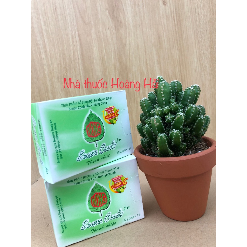 BỘT SỦI THANH NHIỆT SENSACOOL - Hộp 6 gói x 7g | Shopee Việt Nam