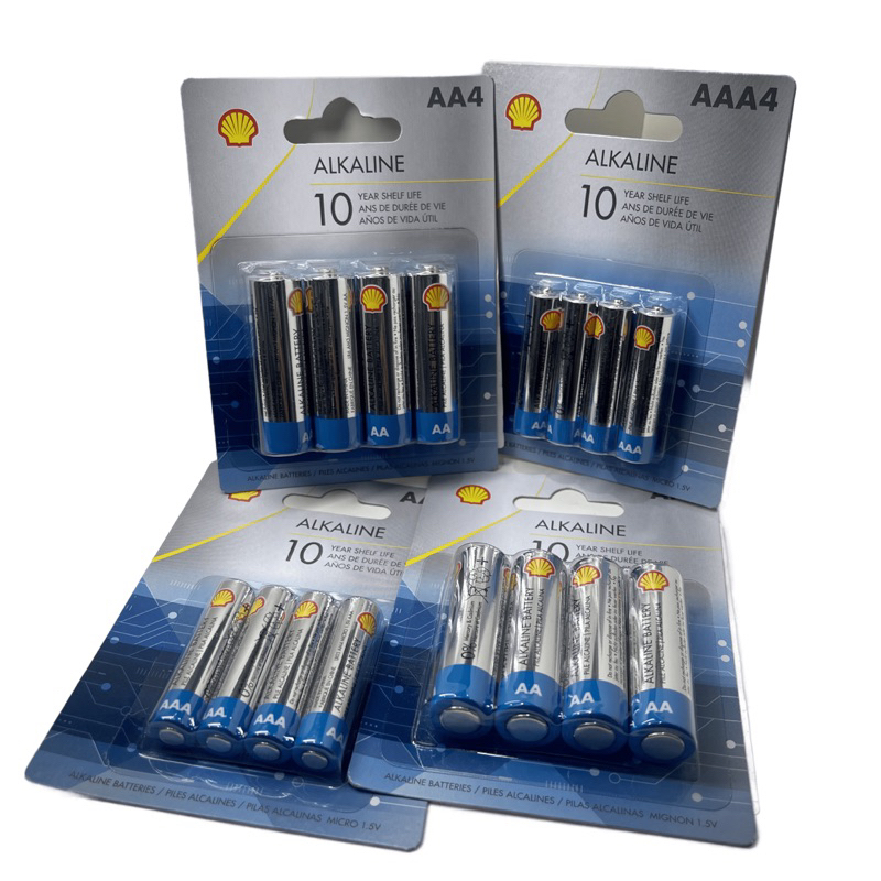 Pin tiểu AA và AAA vỹ 4 viên chính hãng SHELL | Shopee Việt Nam