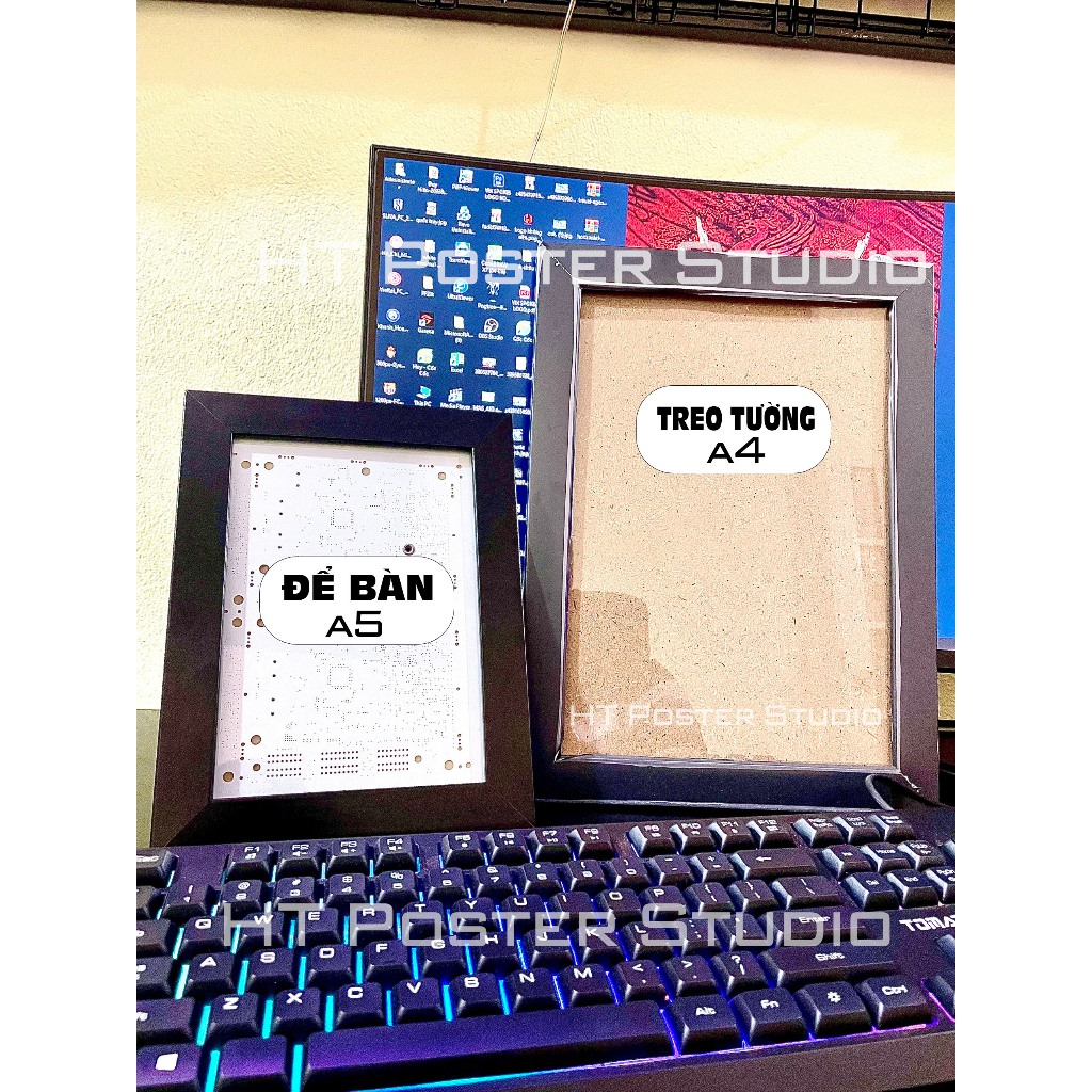 Khung ảnh để bàn (A5), khung ảnh treo tường (A4) | Shopee Việt Nam