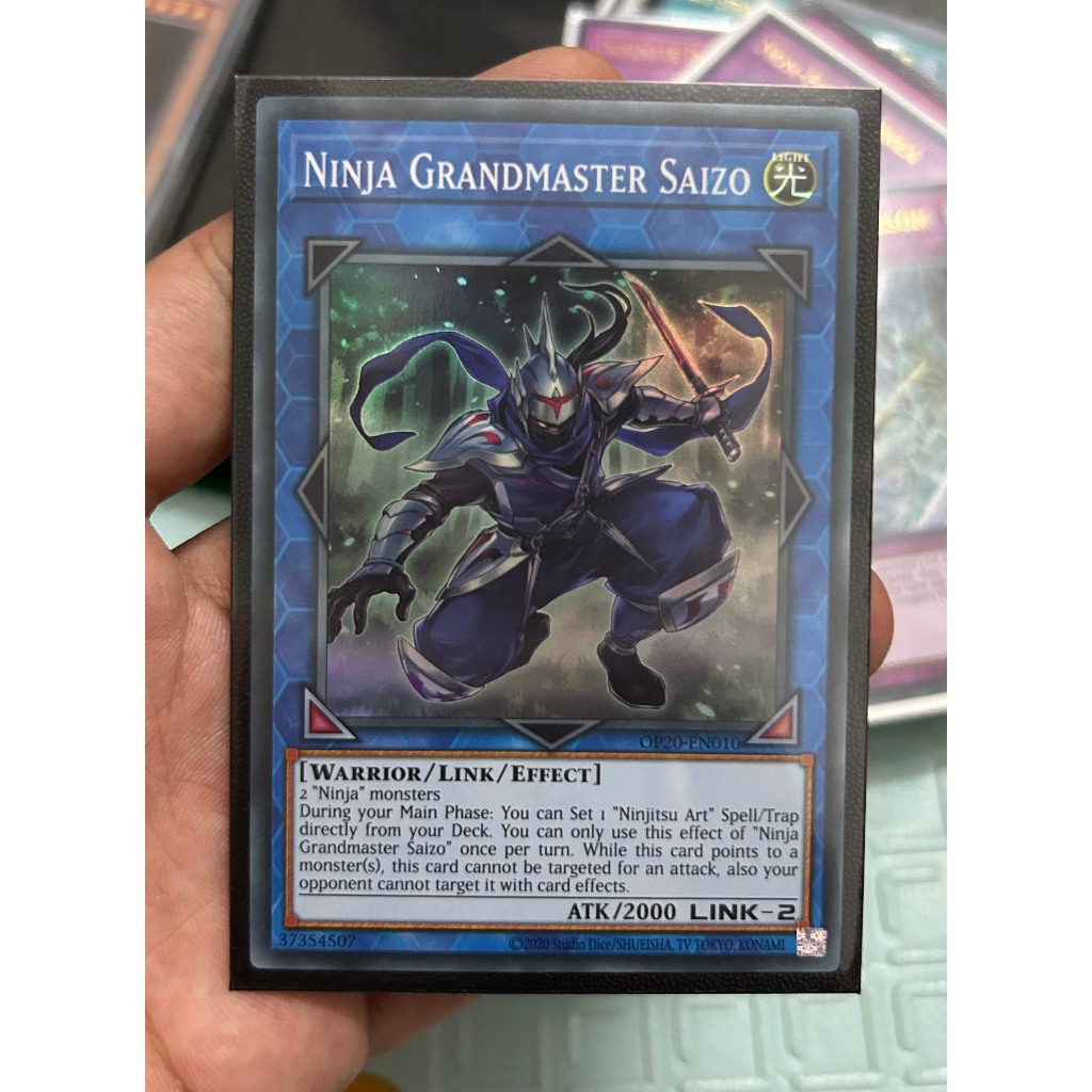 Thẻ bài Yugioh - Ninja Grandmaster Saizo - Super Rare | Shopee Việt Nam