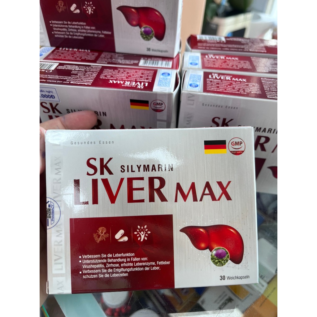 SK LIVER MAX – VIÊN UỐNG BỔ GAN. SẢN PHẨM SẢN XUẤT TẠI ĐỨC - 30 viên ...