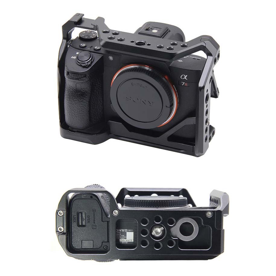 Khung bảo vệ rig cage máy ảnh Sony A7M4 A74 A7IV A7R5 A7R4 A7S3 A9 A9ii ...