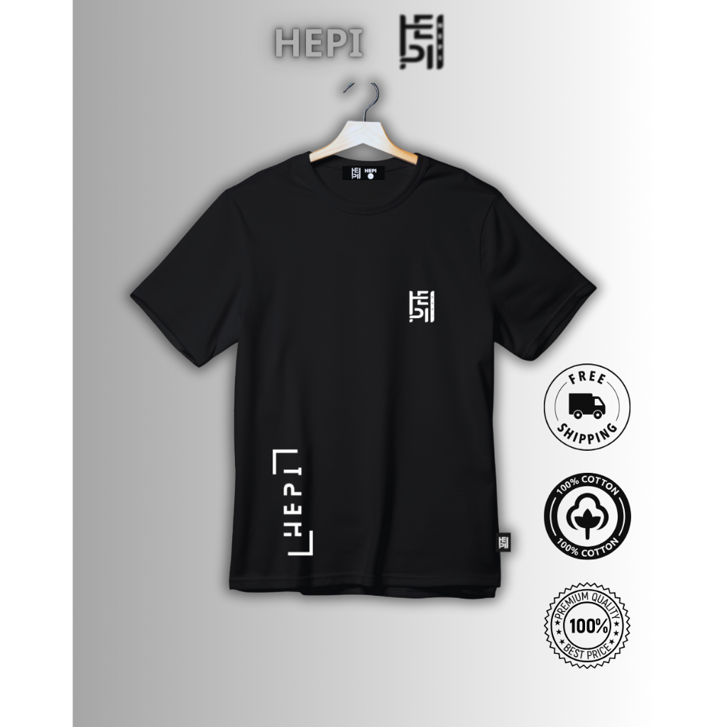 Áo thun Hepi Logo HP01 100% Cotton 235 GSM | Shopee Việt Nam