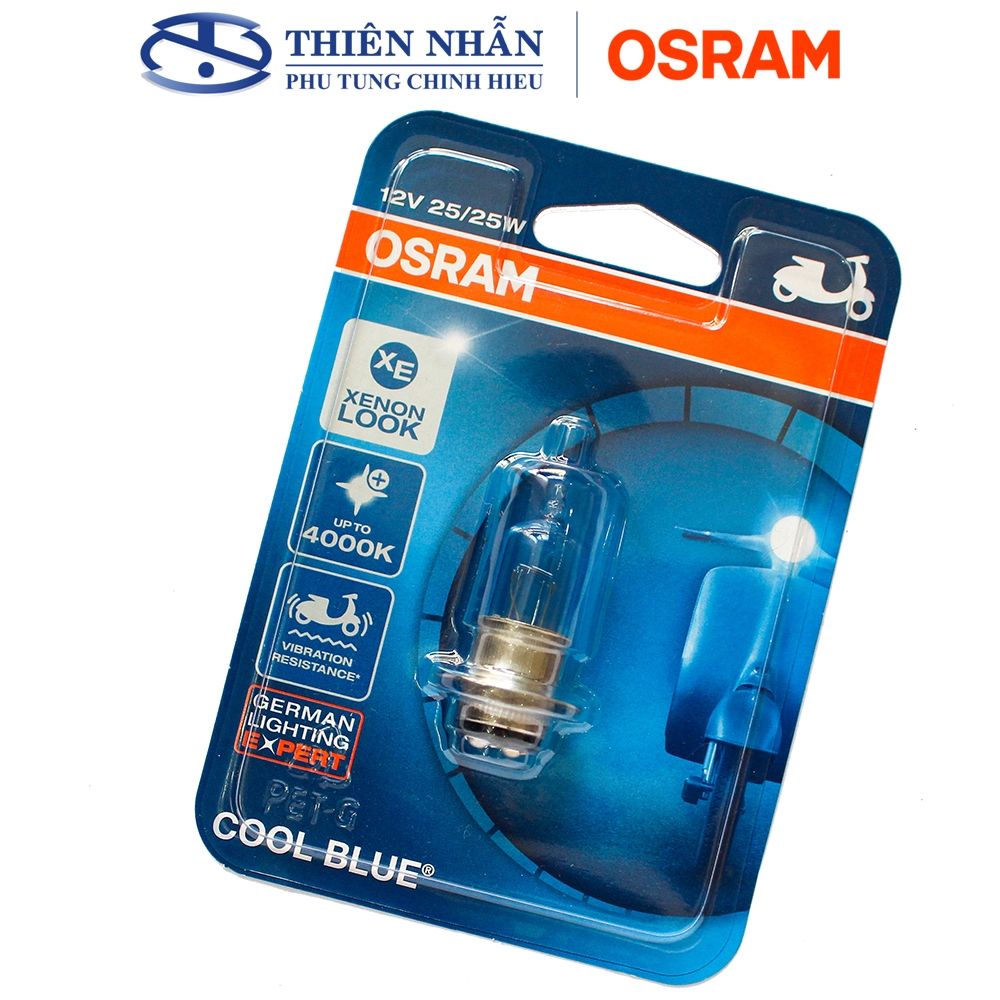 Bóng đèn HALOGEN OSRAM T19 (M5) Dream, Wave, Wave 100 tăng sáng vàng Xenon (62335CBRV) (Hỏa Tiễn ...