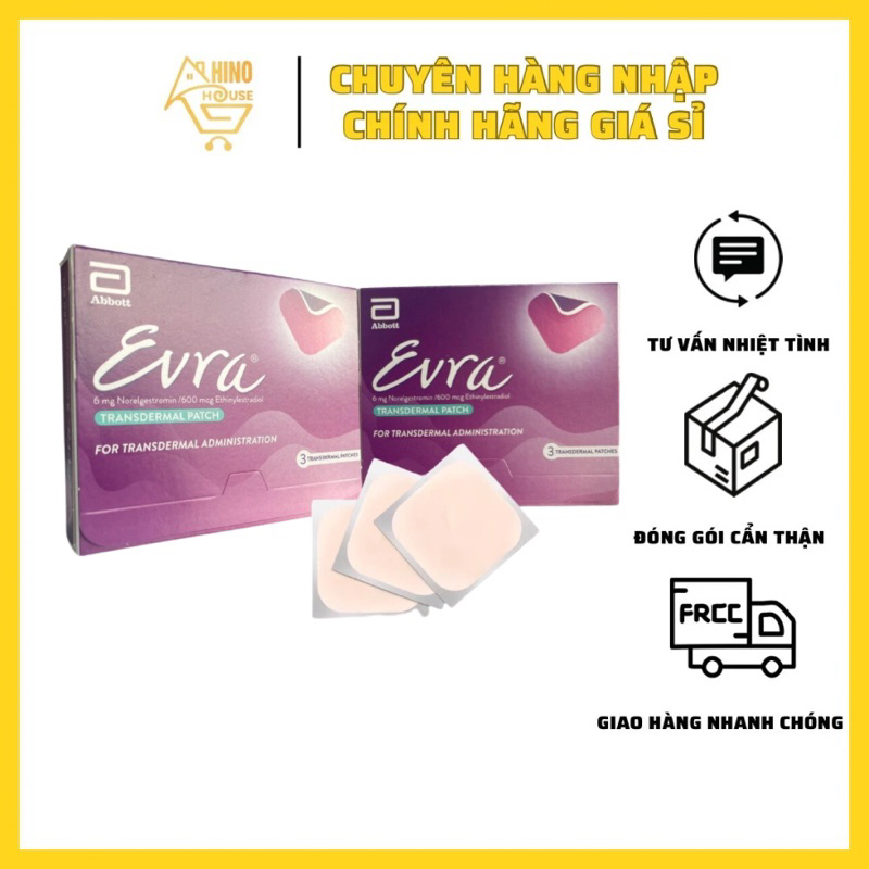 Hộp 3 Miếng Dán Tránh Thai Evra Transdermal Patch Thái Lan Chính Hãng ...