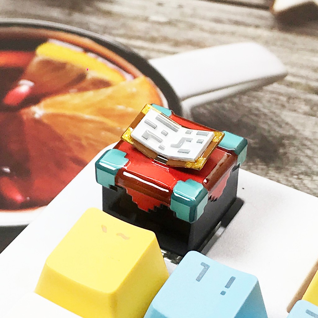 Keycap TNT trong Minecraft, Keycap Minecraft, 1u keycap, Cherry MX ...