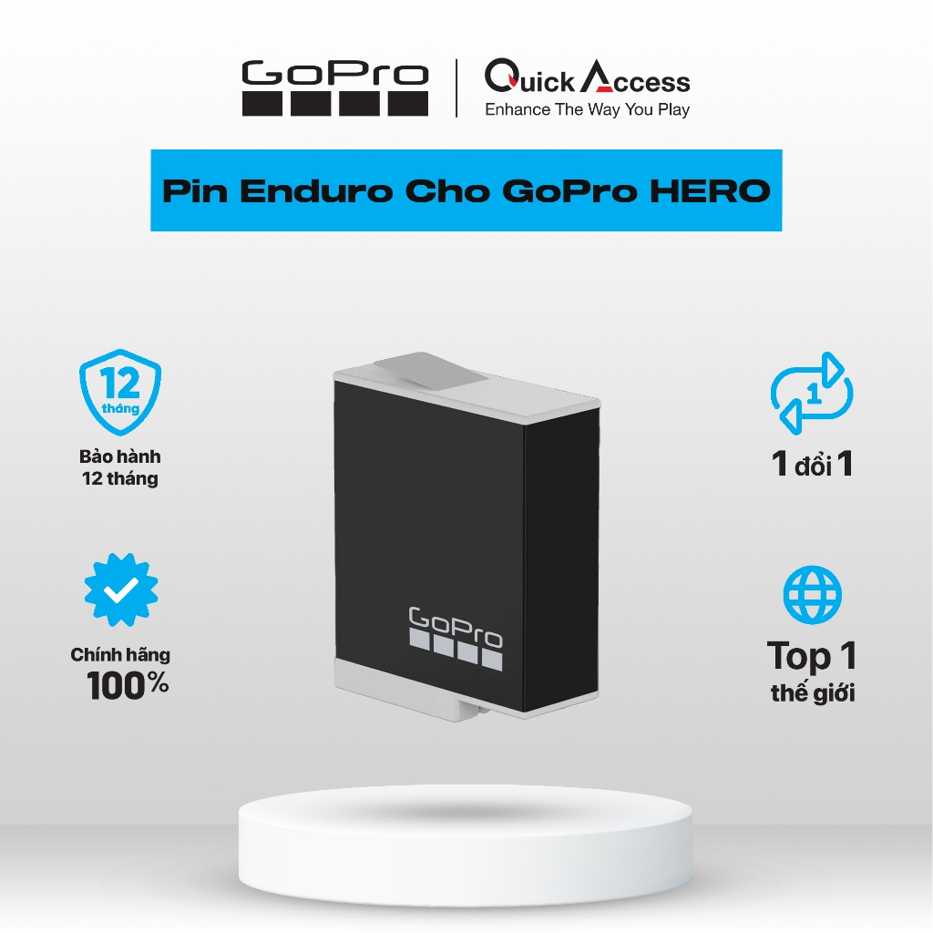 Pin Enduro Cho GoPro HERO - Hàng chính hãng - Bảo hành 12 tháng ...
