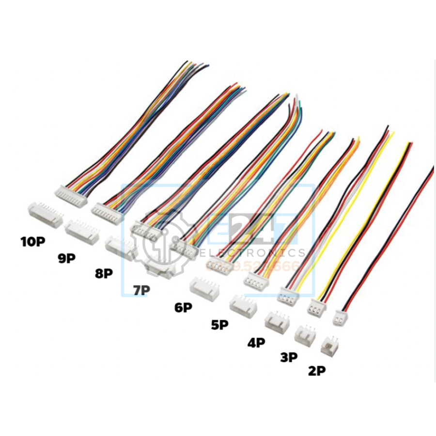 DÂY ĐỎ ĐEN XH1.25 2P DÀI 20CM (5 CHIẾC) | Shopee Việt Nam