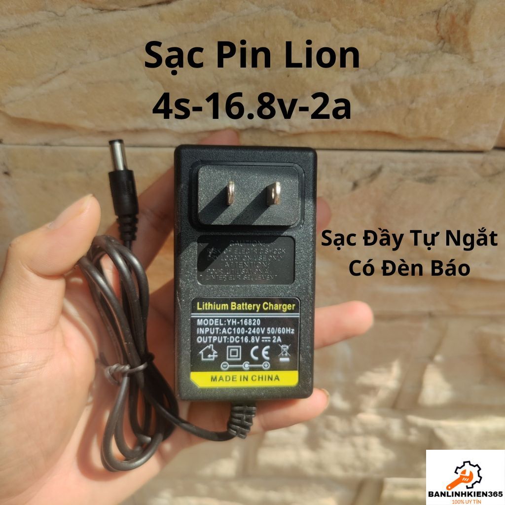 Sạc Pin Lion 4s 16.8v 2A Mẫu Thông Dụng-Sạc Đầy Tự Ngắt Có Đèn Báo | Shopee Việt Nam