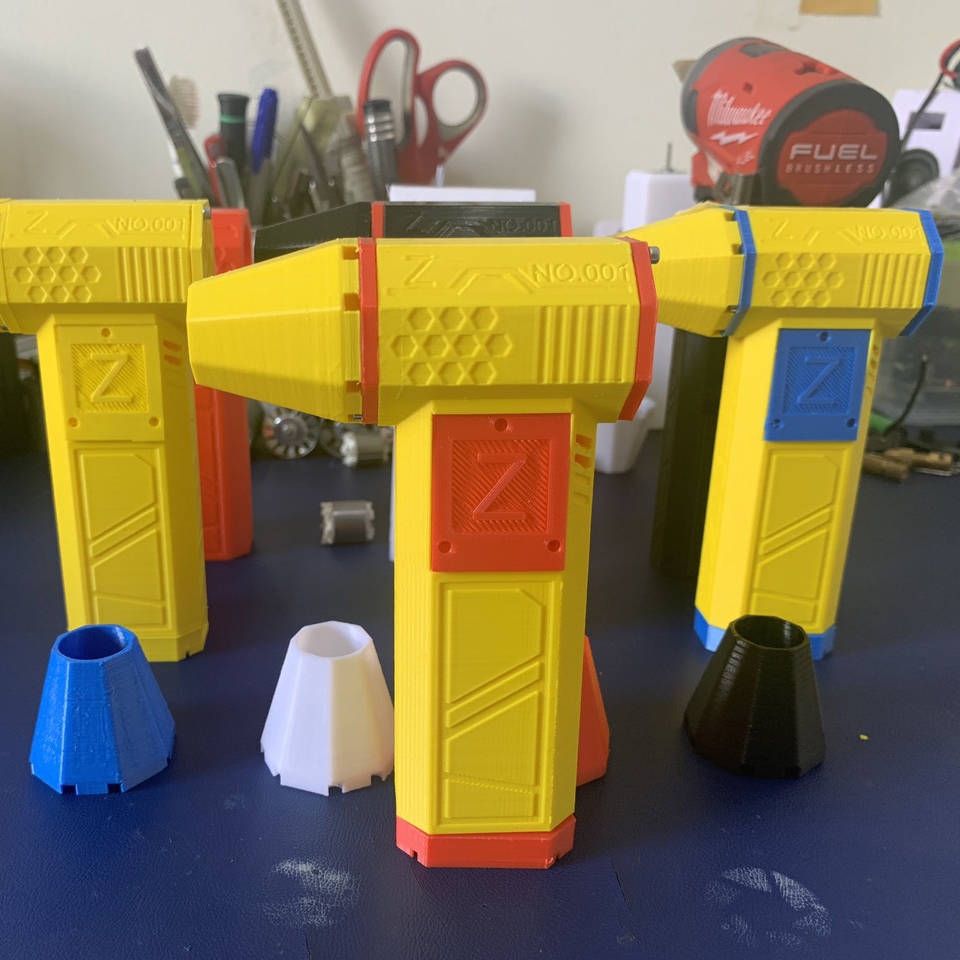 Vỏ in 3D quạt phản lực Jetfan Vỏ quạt DIY máy sấy tóc 100000 rpm ...