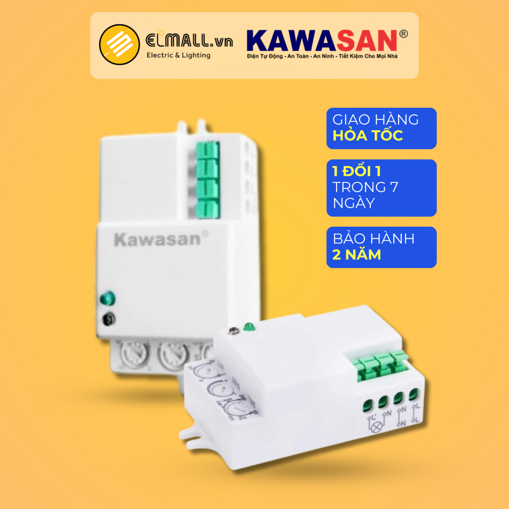 Công tắc cảm ứng RADA vi sóng Kawasan RS02D - ELMALL | Shopee Việt Nam