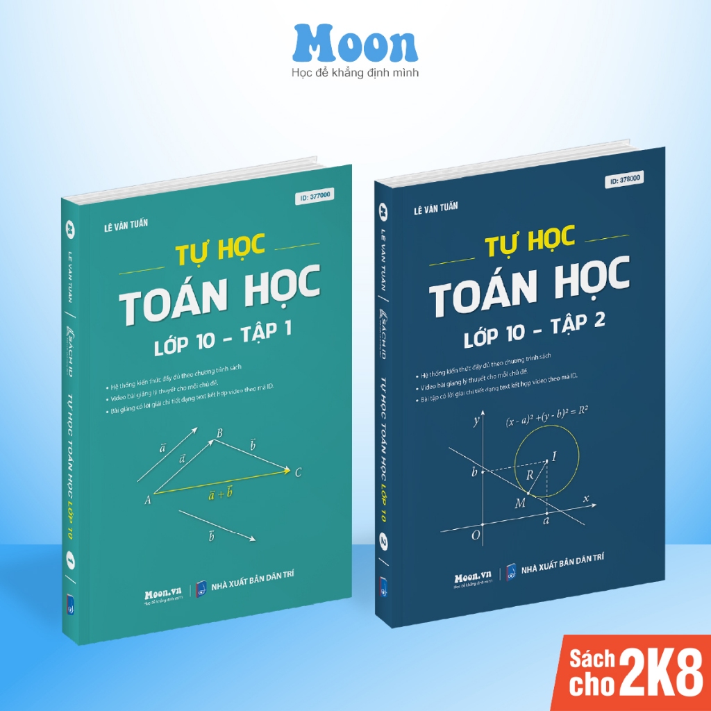 Sách - Tự học toán học lớp 10 ( tập 1 + tập 2 ) | SachID | Shopee Việt Nam
