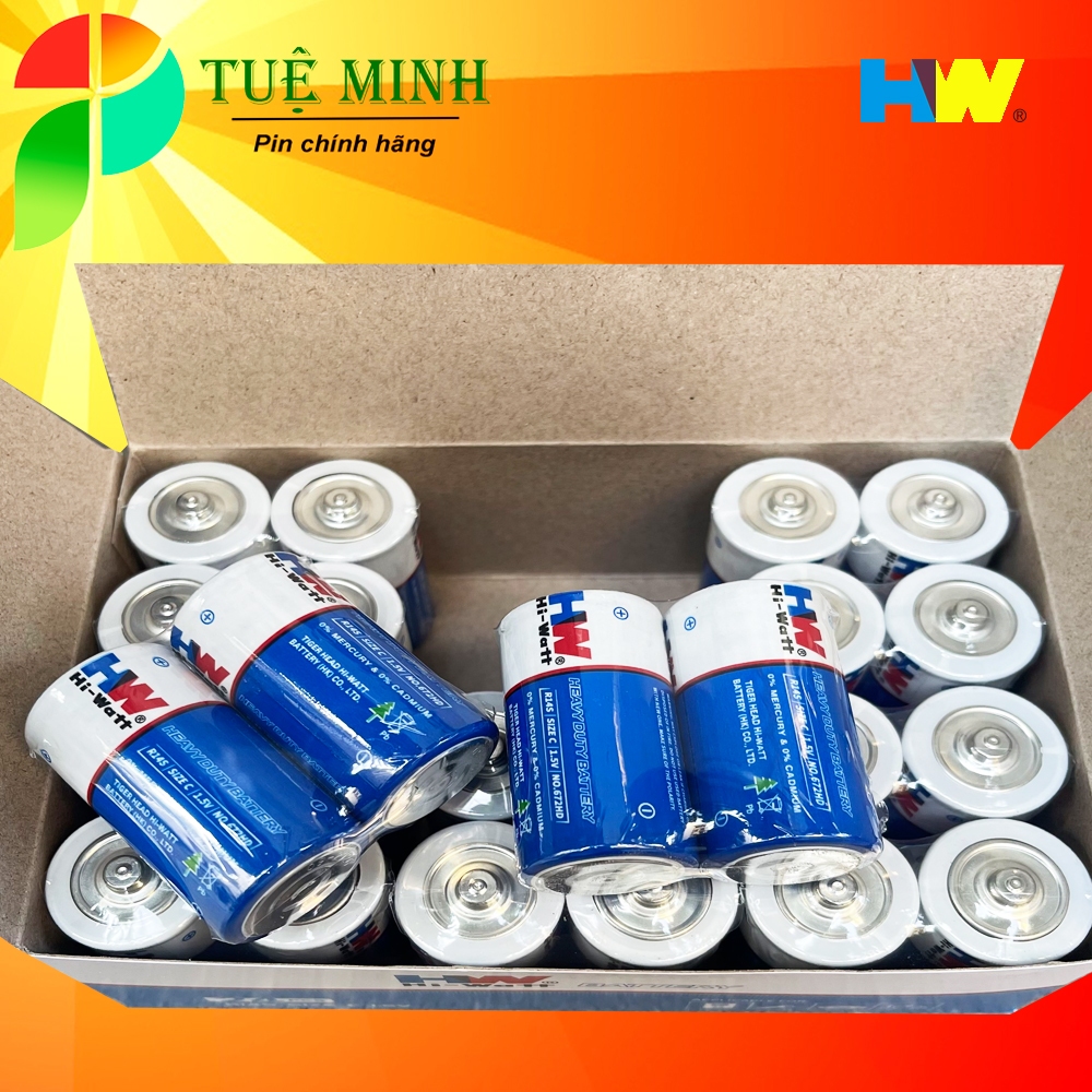 Pin TRUNG C Hi-Watt (HW) R14S Xanh giá siêu rẻ, chính hãng | Shopee ...