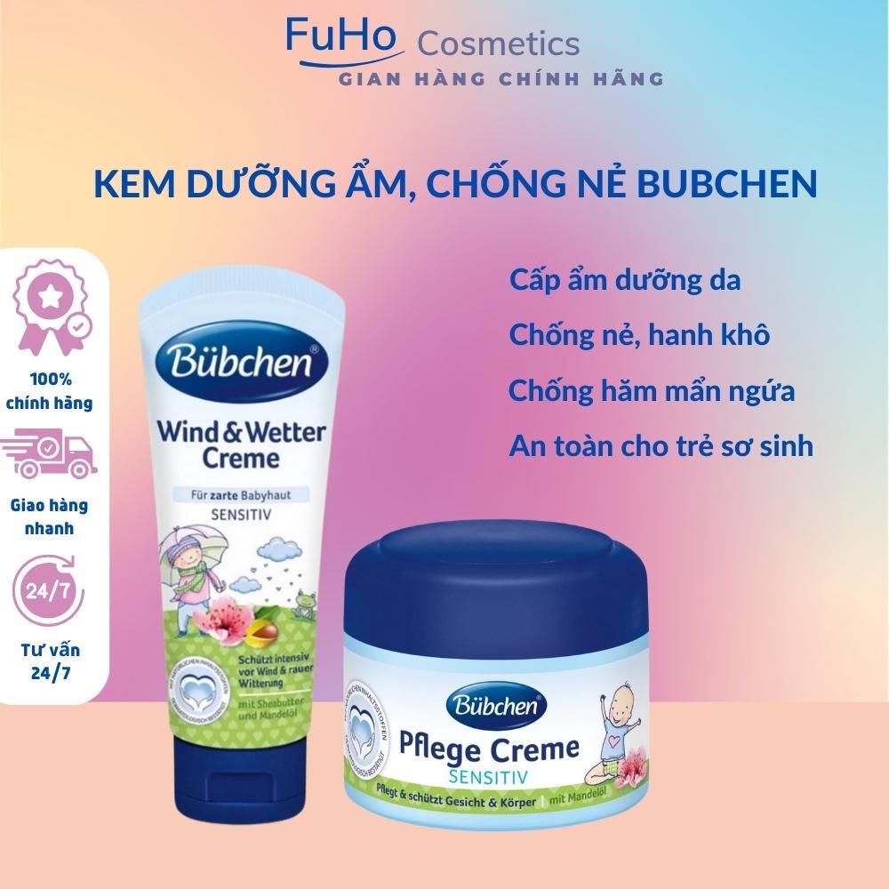Kem dưỡng da chống nẻ dững ẩm toàn thân bubchen wind & wetter Creme 75ml chính hãng đức Fuho ...
