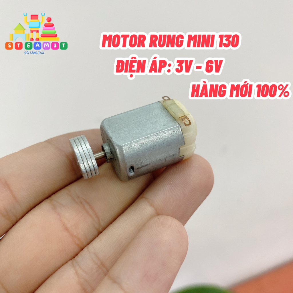 Motor rung mini 130 3V - 6V thay thế máy mát xa các thiết bị rung xài ...