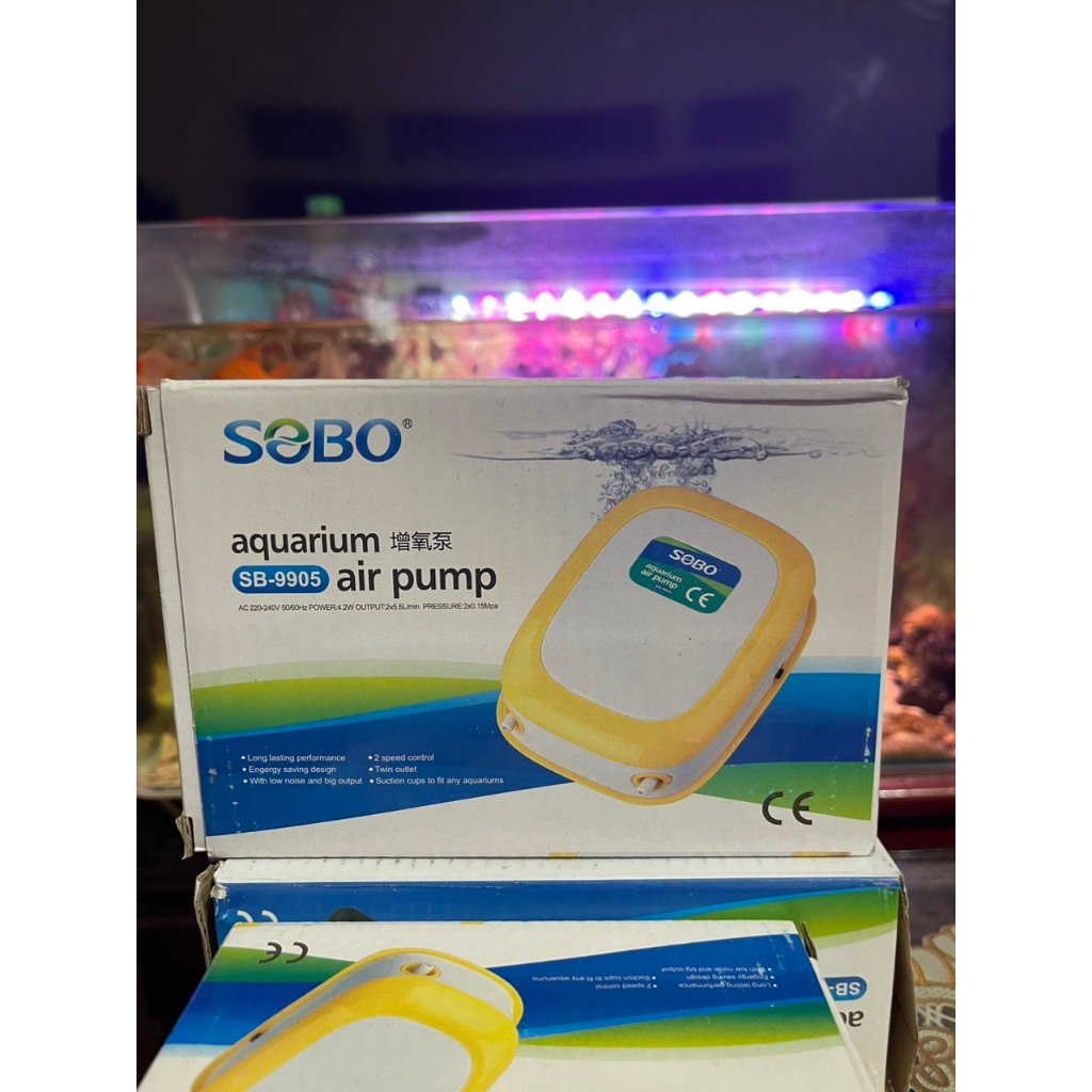 Máy Sục Khí Oxy Bể Cá | Sobo 9903A - Sobo 9905A| Tặng kèm 2M Dây + đá ...