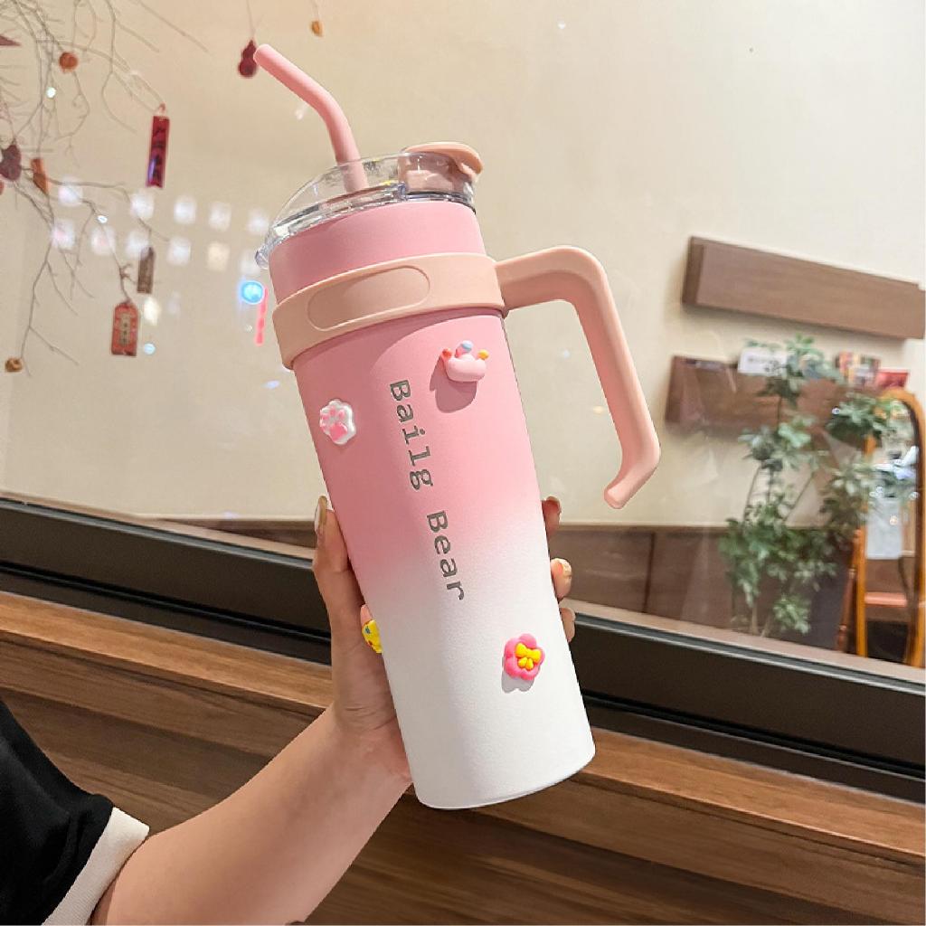 Ly giữ nhiệt NIUMI inox 316 1250ml nhiều màu, giữ nhiệt, chống tràn có ống hút | Shopee Việt Nam