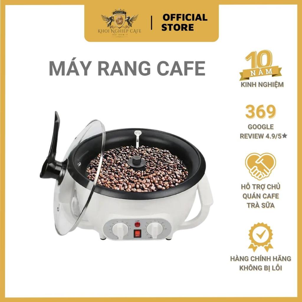 Máy rang cafe mini gia đình kiểu nồi Khối lượng rang 1 mẻ 500g Công suất 800W có hẹn giờ ...